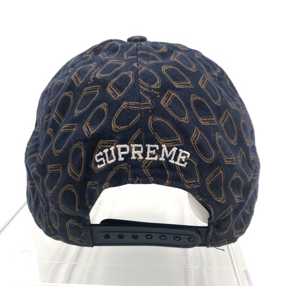 Supreme | Accessories | Y2k Supreme Snapback Hat Irons Navy Blue 5 ...